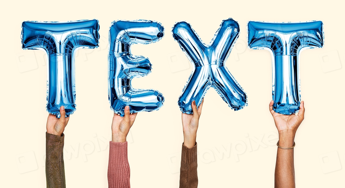 Blue alphabet helium balloons forming | Premium Photo - rawpixel