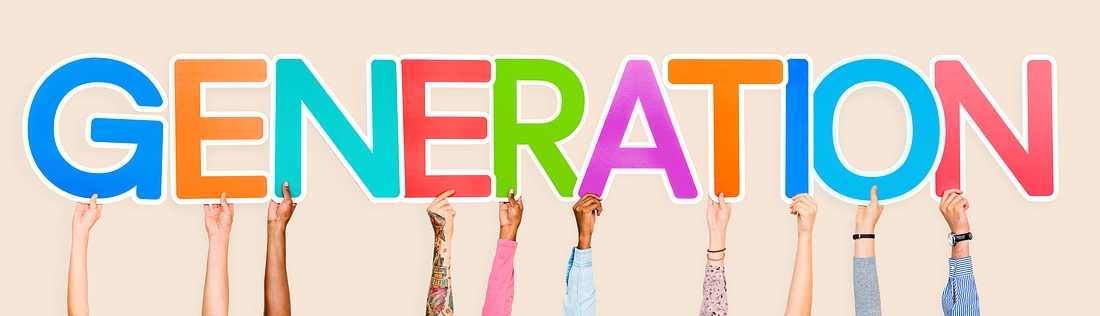 Hands holding the word generation | Free Photo - rawpixel