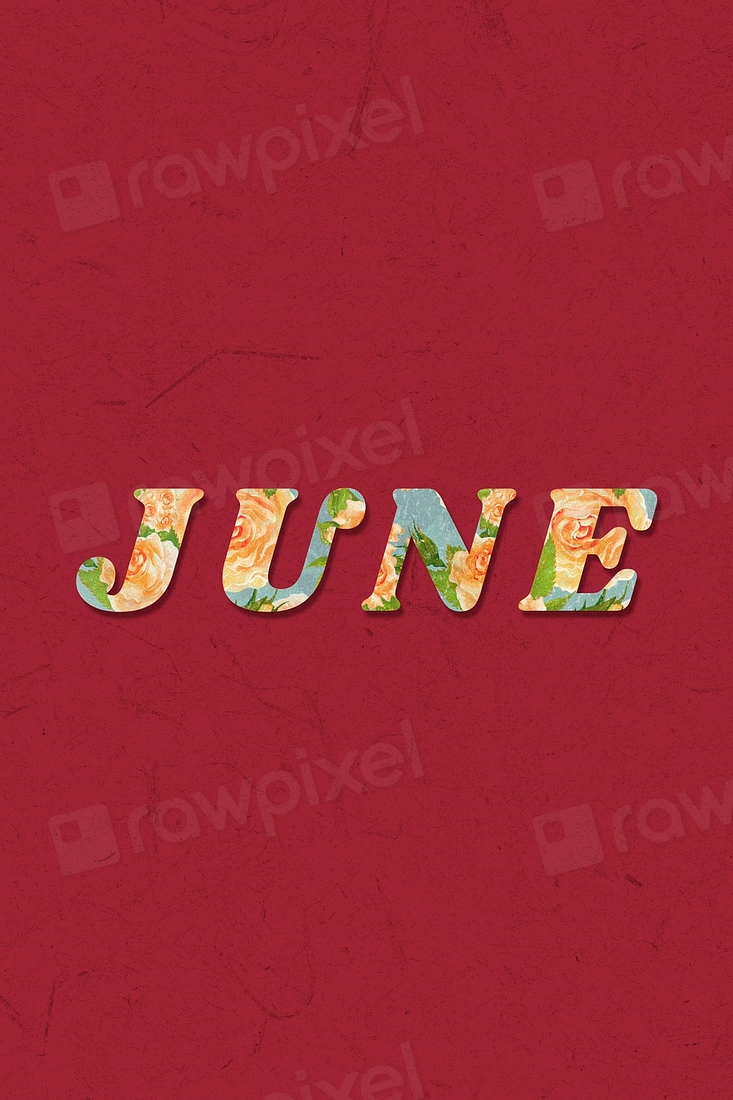 June month bold floral pattern | Free Photo - rawpixel