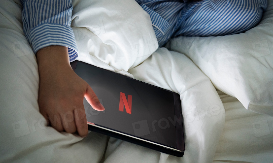 Person watching Netflix tablet. BANGKOK, | Free Photo - rawpixel