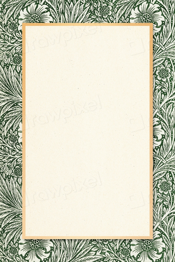 William Morris pattern frame vector | Premium Vector - rawpixel