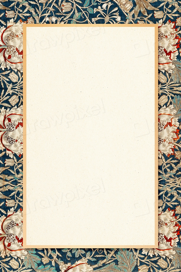 Gold frame vector Boho fabric | Premium Vector - rawpixel