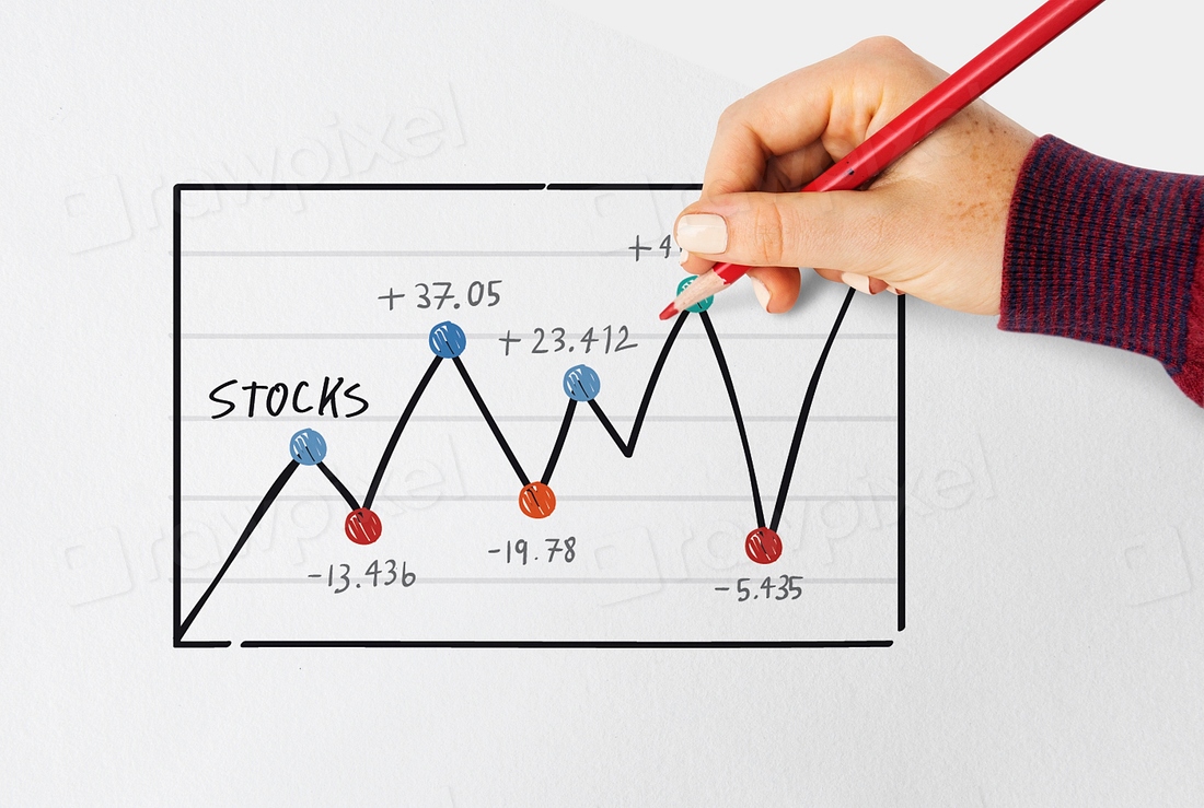 Stock market graph whiteboard | Premium Photo - rawpixel