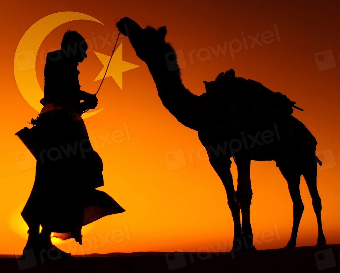 Islamic crescent moon and star | Free Photo - rawpixel