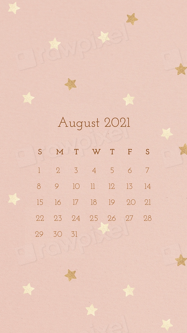Calendar 2021 August editable template | Premium Vector - rawpixel