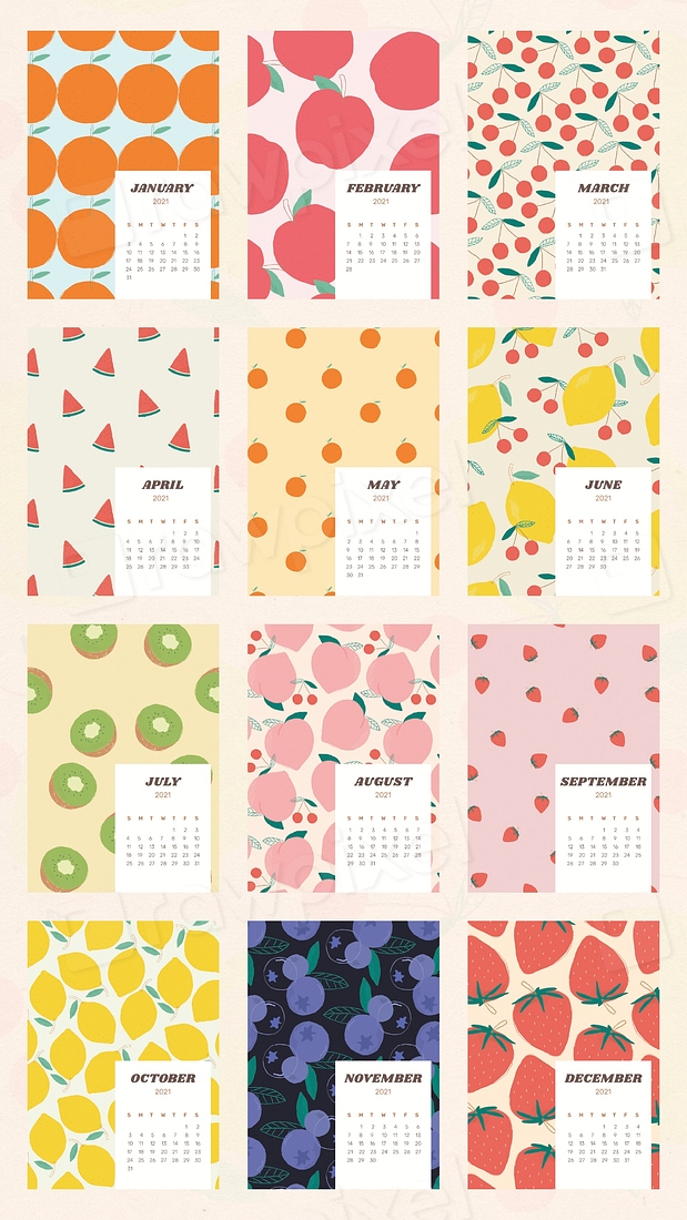 Calendar 2021 editable template psd | Premium PSD - rawpixel