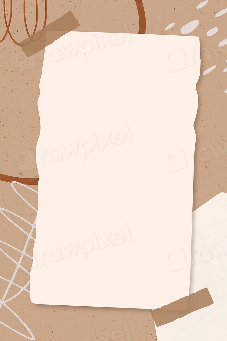 Paper note frame brown Memphis | Premium Photo - rawpixel