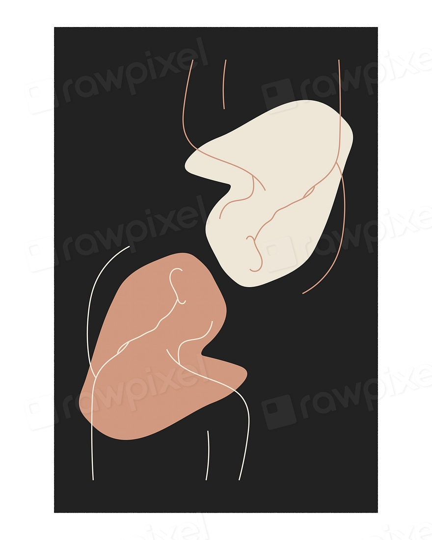 Feminine line art poster, minimal | Premium Photo - rawpixel