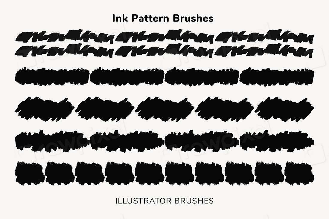 Ink illustrator brush vector add-on | Premium Vector Add-on - rawpixel