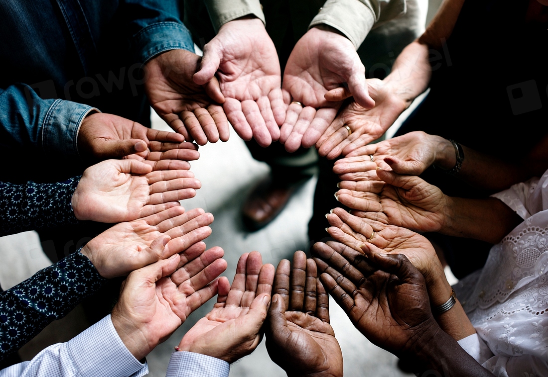 Group of diverse hands in a circle | Premium Photo - rawpixel