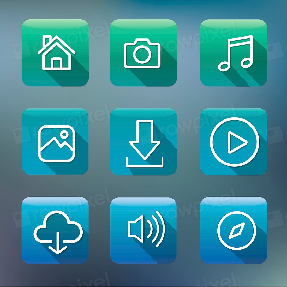 Set of mixed computer icons | Premium Vector - rawpixel