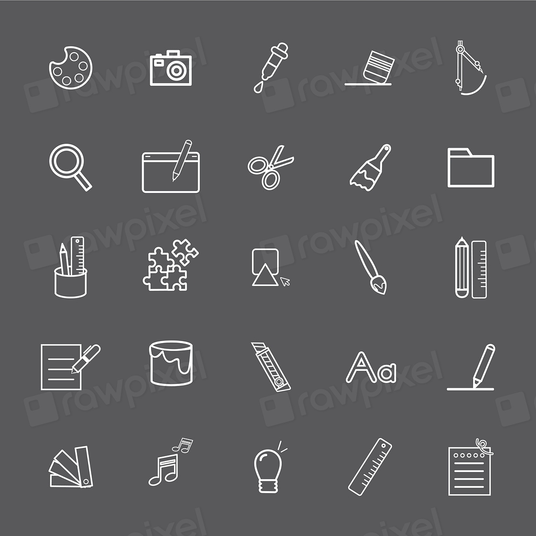 illustration creative design icons set | Premium Vector - rawpixel