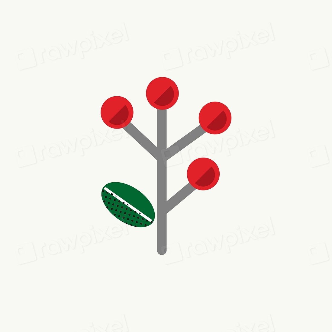 Mistletoe Icon Christmas Event Concept | Premium Vector - rawpixel