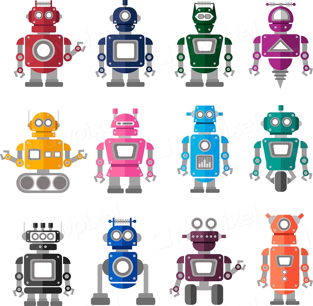 Set of robot vectors | Premium Vector - rawpixel