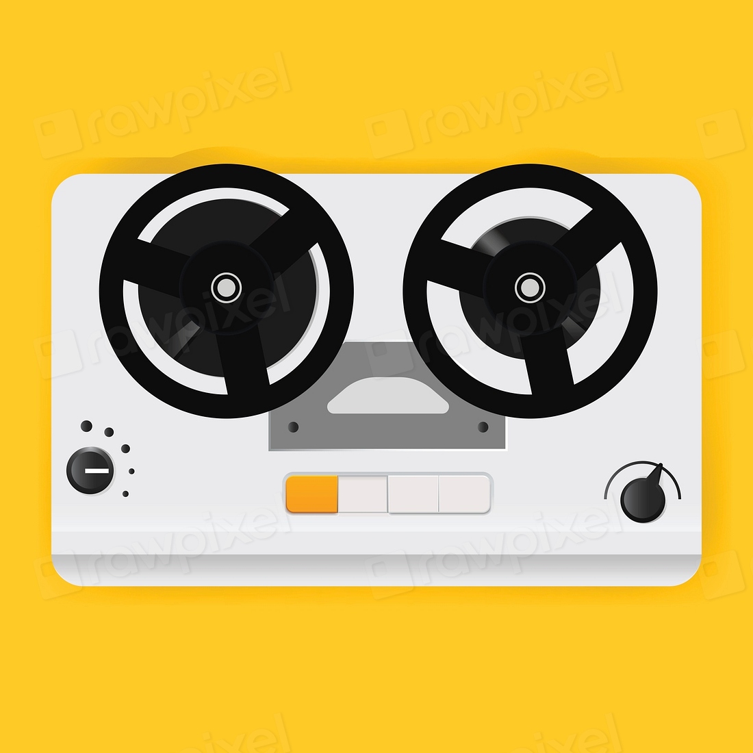 Reel Recorder Tape Player Icon | Premium Vector - rawpixel