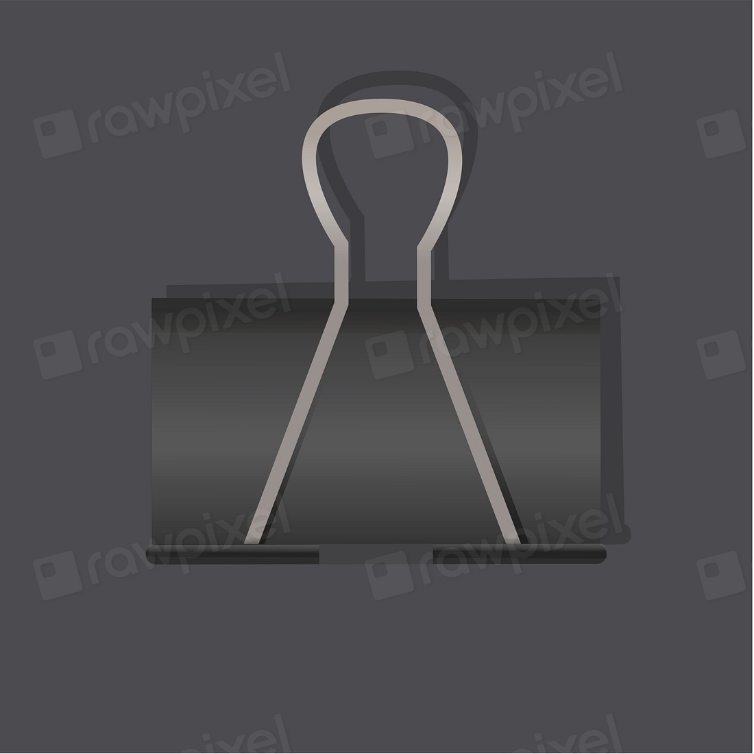 Paperclip stationery tool vector illustration | Premium Vector - rawpixel
