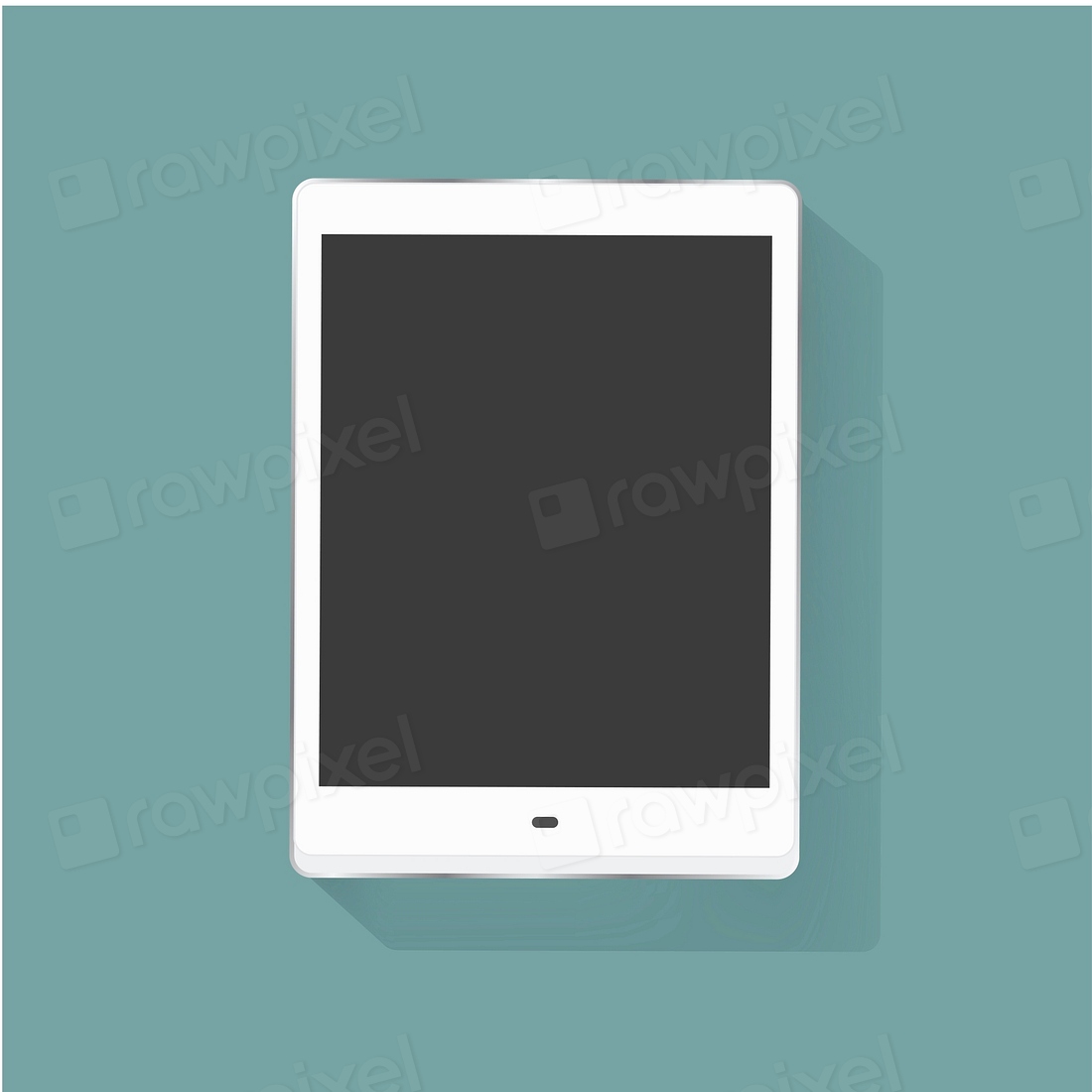Illustration of digital tablet isolated | Premium Vector Mockup - rawpixel