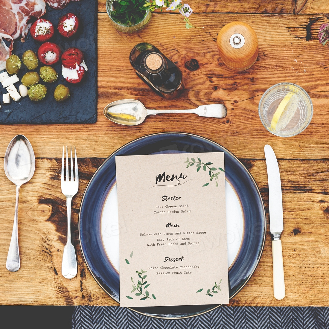 Dining Table Setting Food Concept | Free Photo - rawpixel