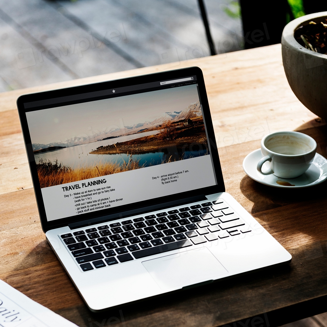 A laptop on a table | Free Photo - rawpixel