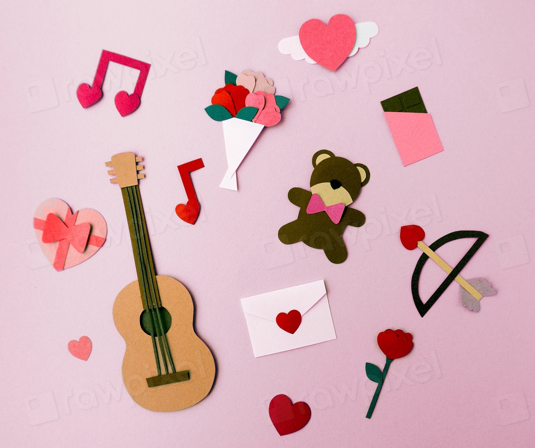 Valentine's Day Paper Mockup | Premium Photo - rawpixel