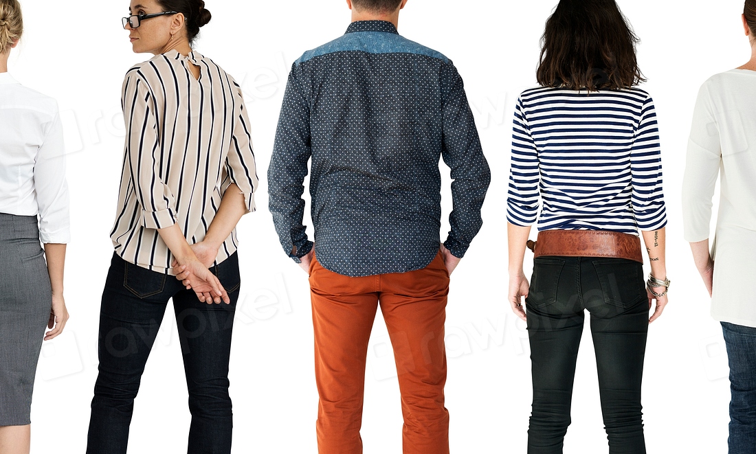Group Diverse People Turn Back | Premium Photo - rawpixel