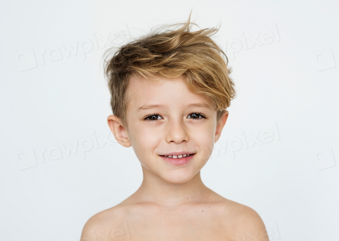Portrait cute little boy | Free Photo - rawpixel