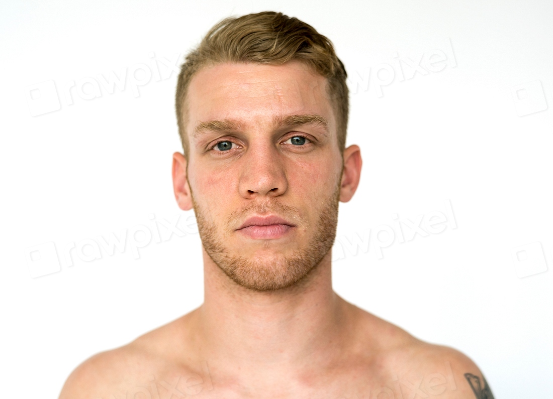 Adult Man Serene Face Expression | Premium Photo - rawpixel