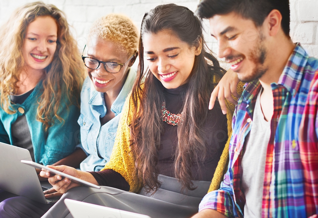 Friends Connection Digital Devices Technology | Premium Photo - rawpixel