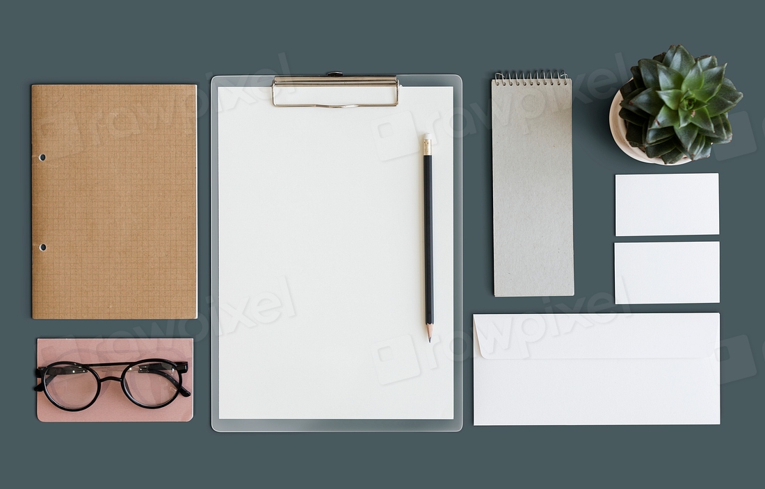 Stationary Document Paperwork Organization Concept | Premium Photo ...