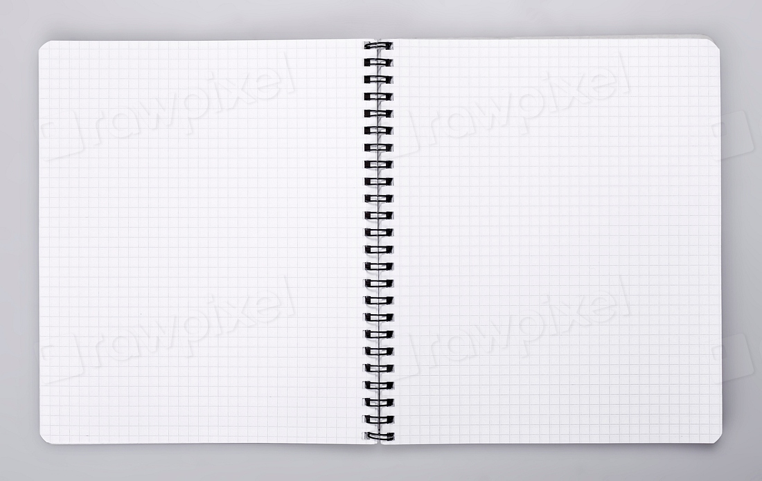 Free open notebook grey background | Free Photo - rawpixel