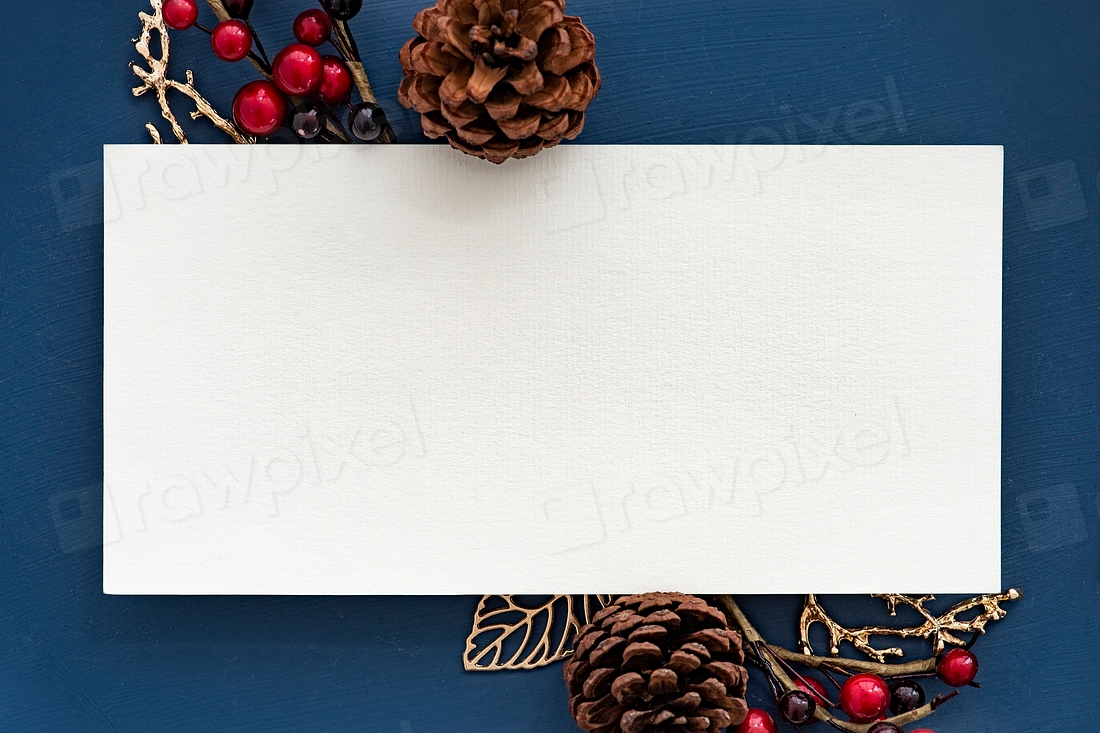 Festive blank Christmas frame | Premium Photo - rawpixel