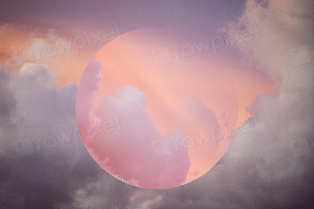 Round frame cloudy sky background | Premium Photo - rawpixel