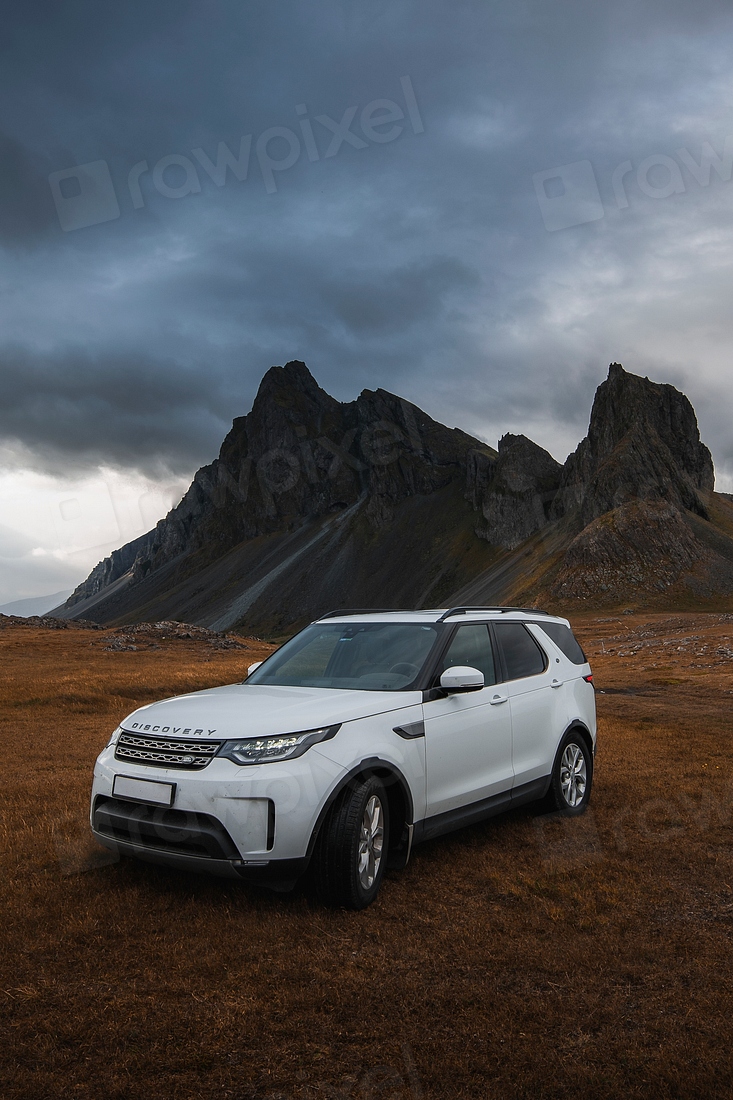 White Land Rover countryside | Premium Photo - rawpixel