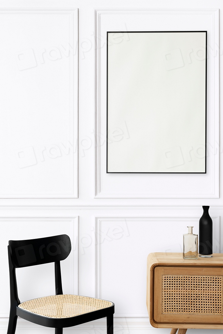 Picture frame wall Scandinavian home | Premium Photo - rawpixel