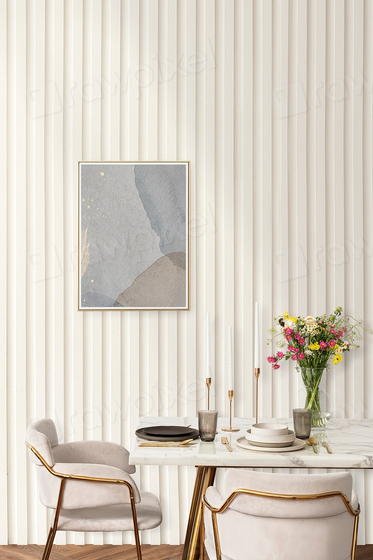 Frame mockup psd dining table | Premium PSD Mockup - rawpixel