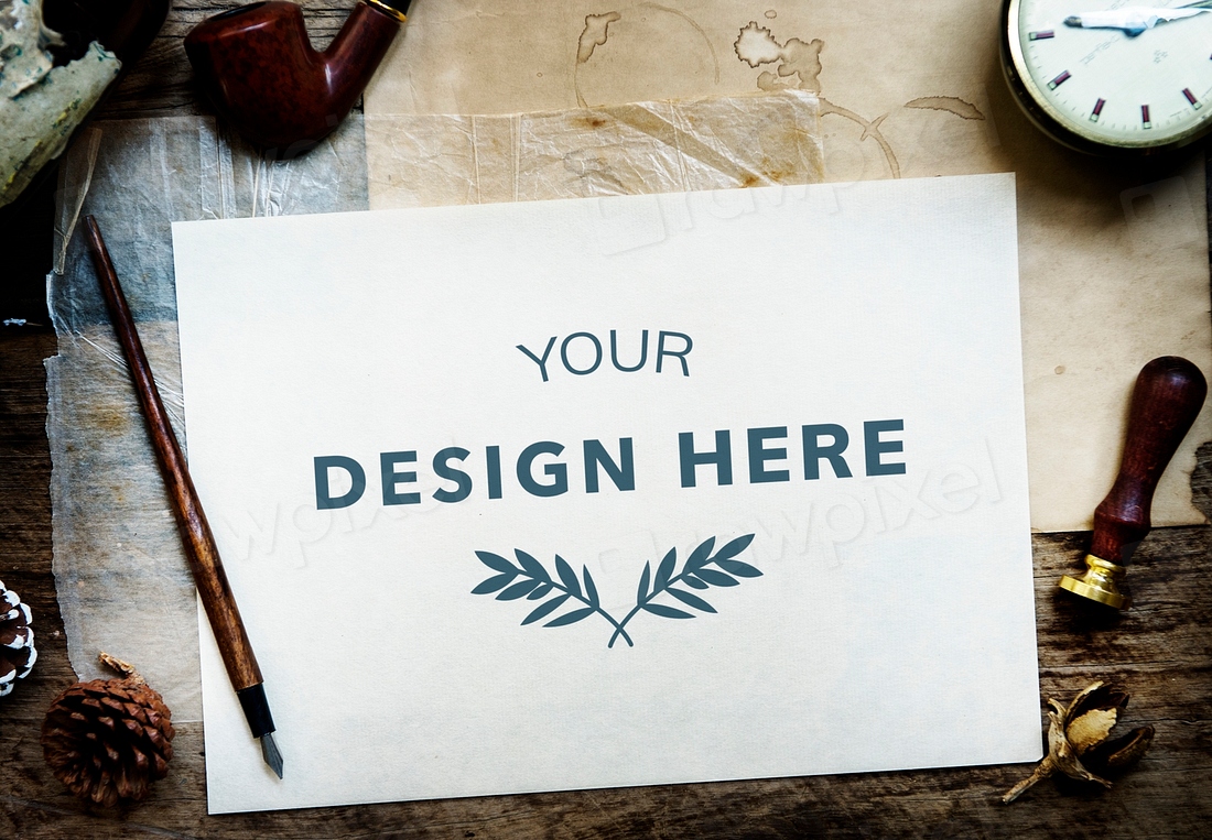 Paper mockup | Premium PSD Mockup - rawpixel