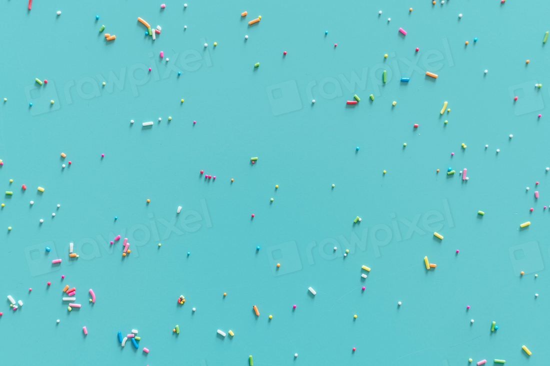 Blue wallpaper with sprinkles | Premium Photo - rawpixel
