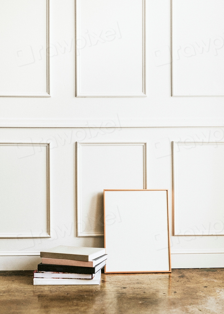 Blank frame white wall | Premium Photo - rawpixel