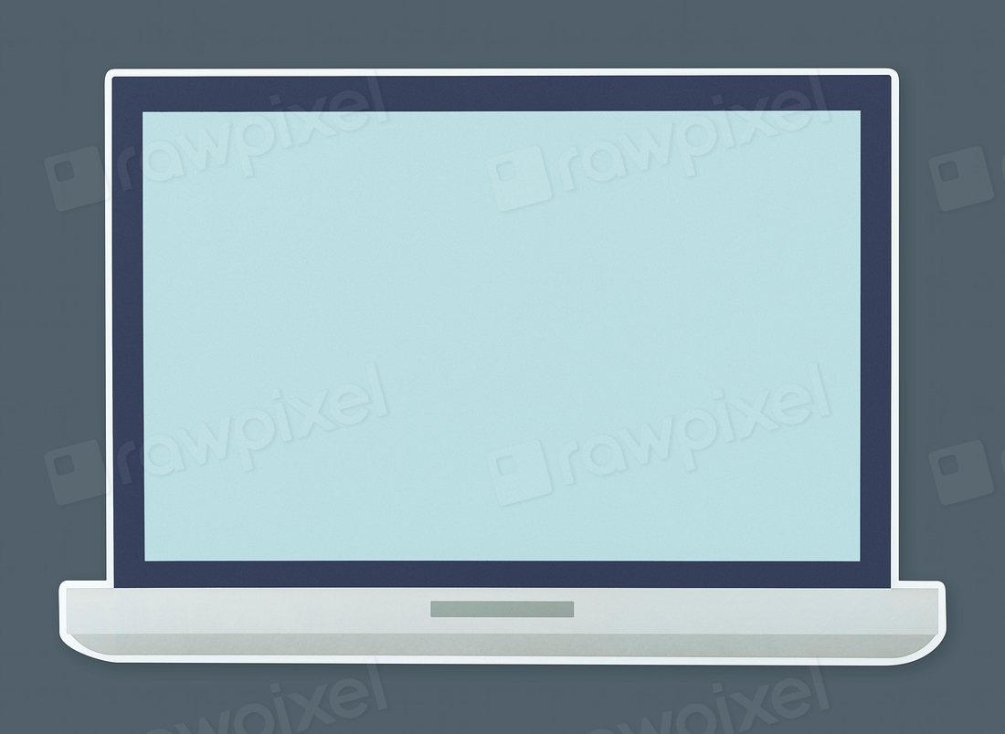 Laptop icon isolated | Free Photo - rawpixel