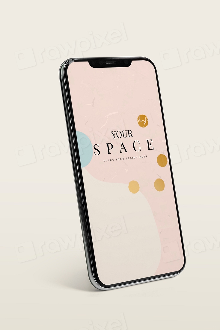 Premium mobile phone screen mockup | Premium PSD Mockup - rawpixel