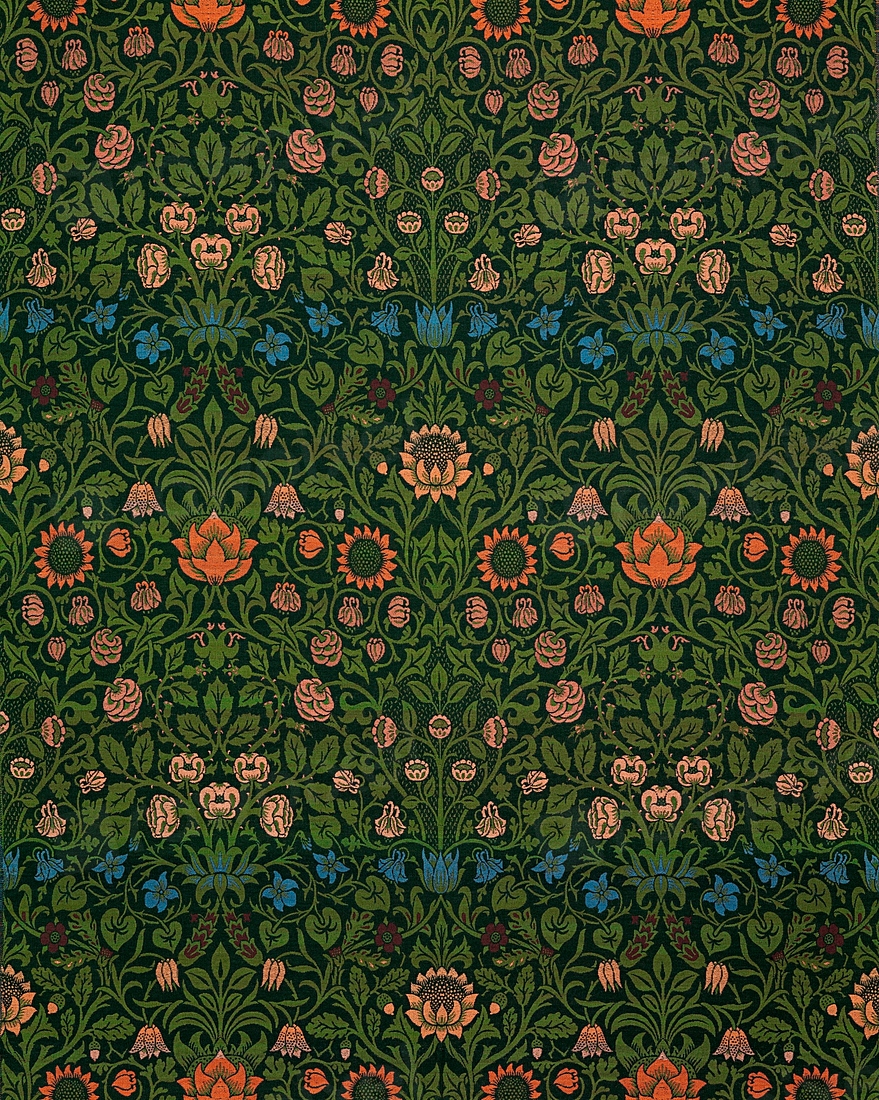 William Morris's (1834-1896) Violet and | Free Photo Illustration ...