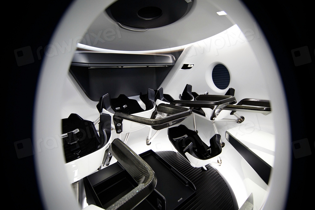 Crew Dragon Interior (2015). Original | Free Photo - rawpixel