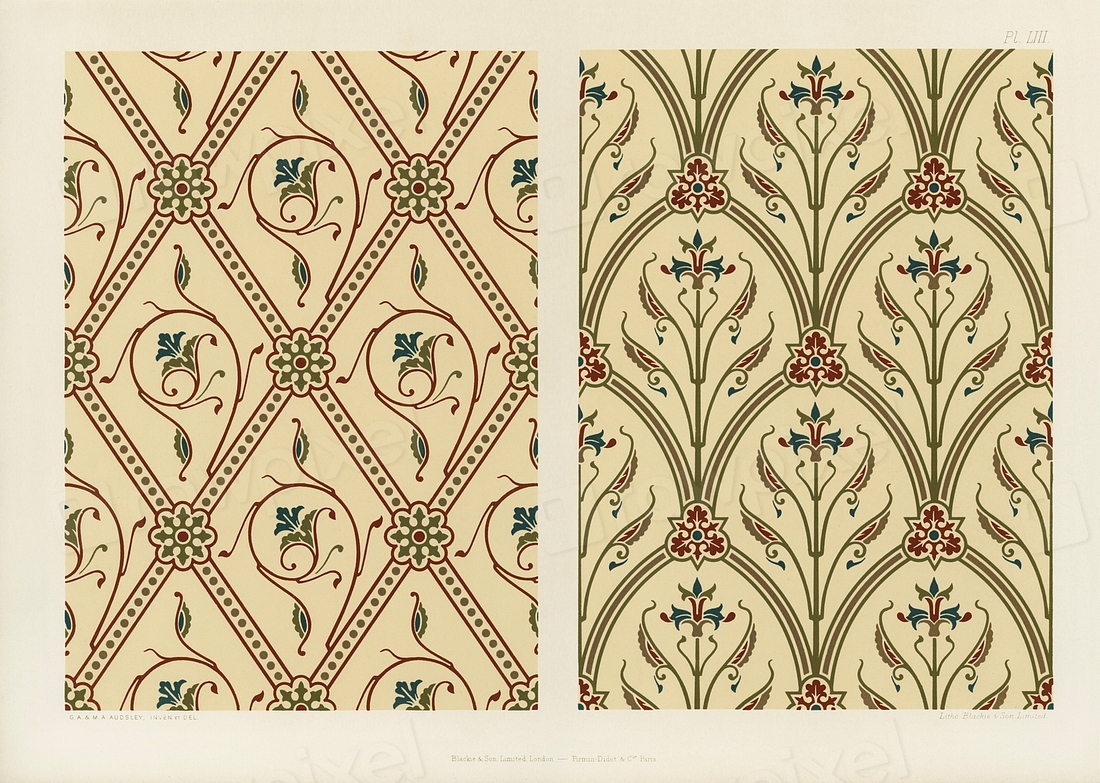 Medieval pattern. Digitally enhanced our | Free Photo Illustration ...