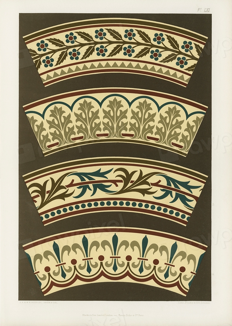 Renaissance pattern. Digitally enhanced our | Free Photo Illustration ...