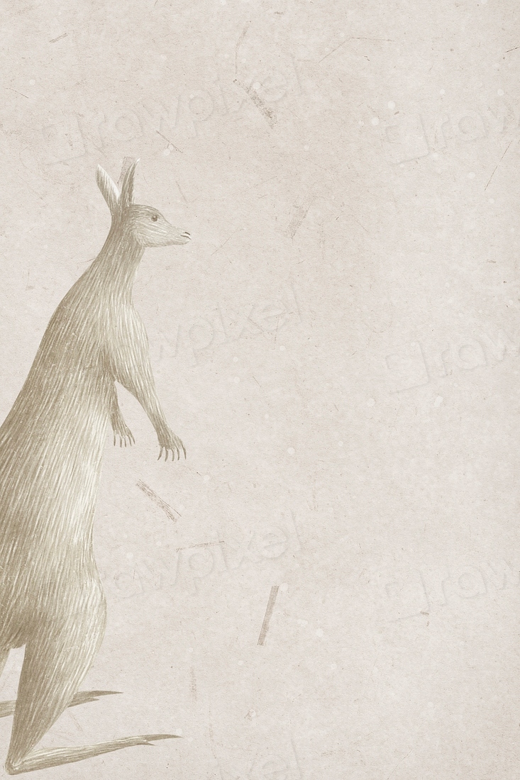Kangaroo banner vintage illustration template | Premium PSD - rawpixel