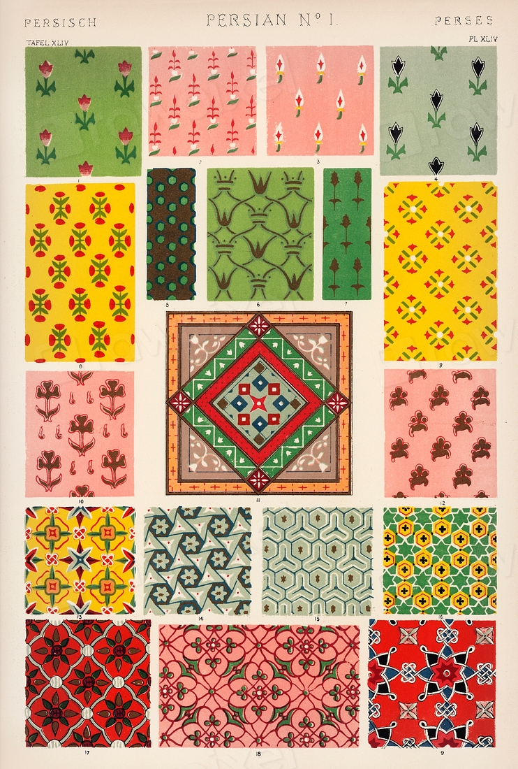 Vintage pattern. Digitally enhanced our | Free Photo Illustration ...