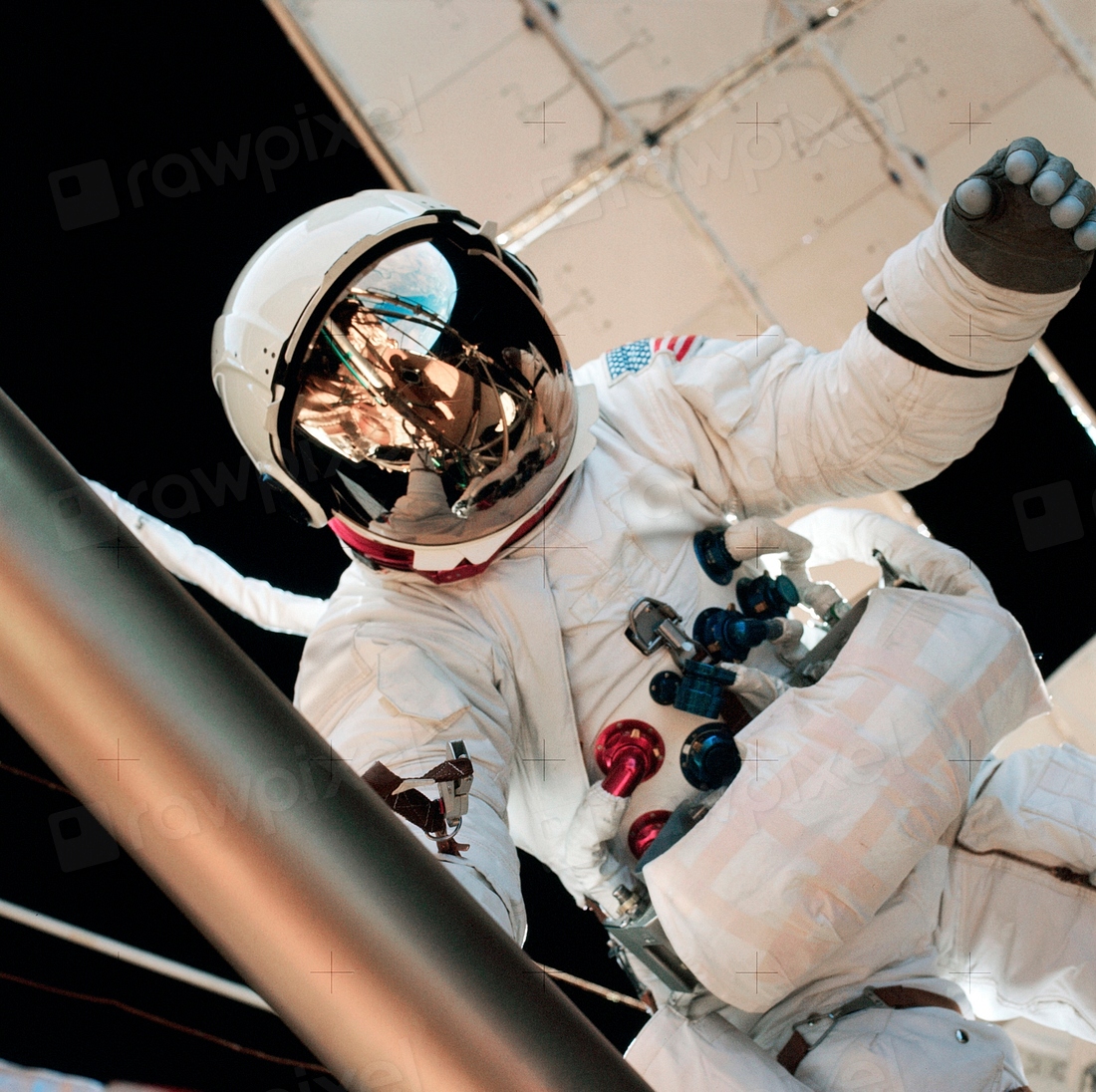 Astronaut Jack Lousma participates EVA | Free Photo - rawpixel