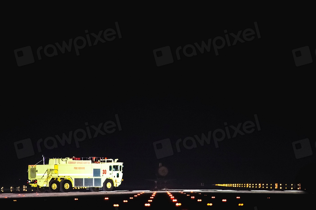 NASA Fire Rescue truck, is | Free Photo - rawpixel