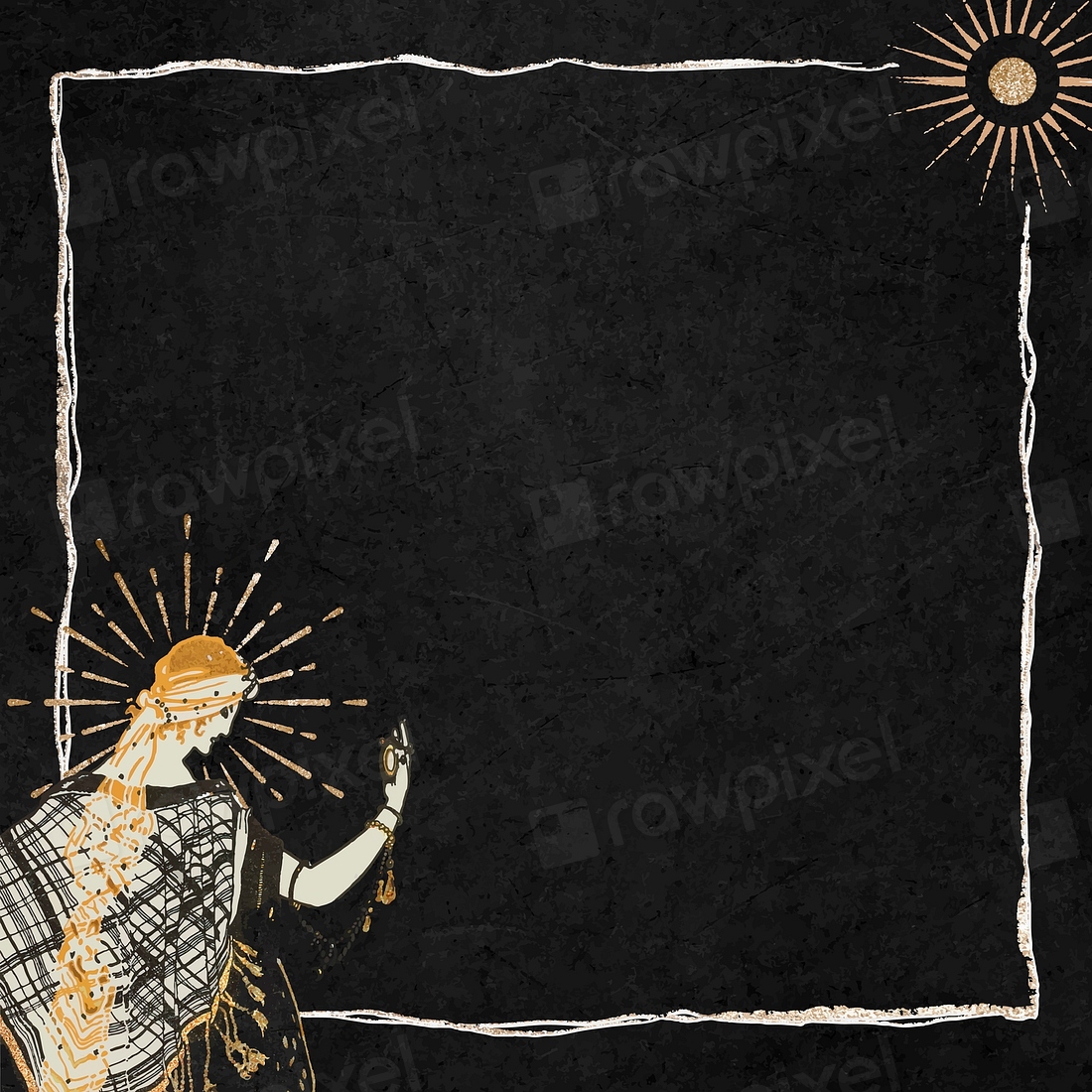 Frame vector vintage women border, | Premium Vector - rawpixel