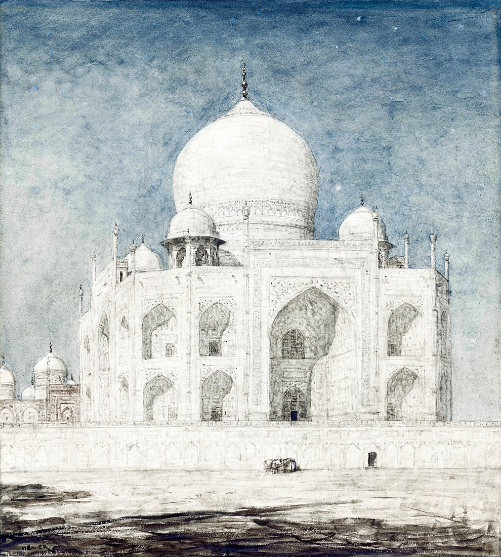 De Taj Mahal (1898) drawing | Free Photo Illustration - rawpixel